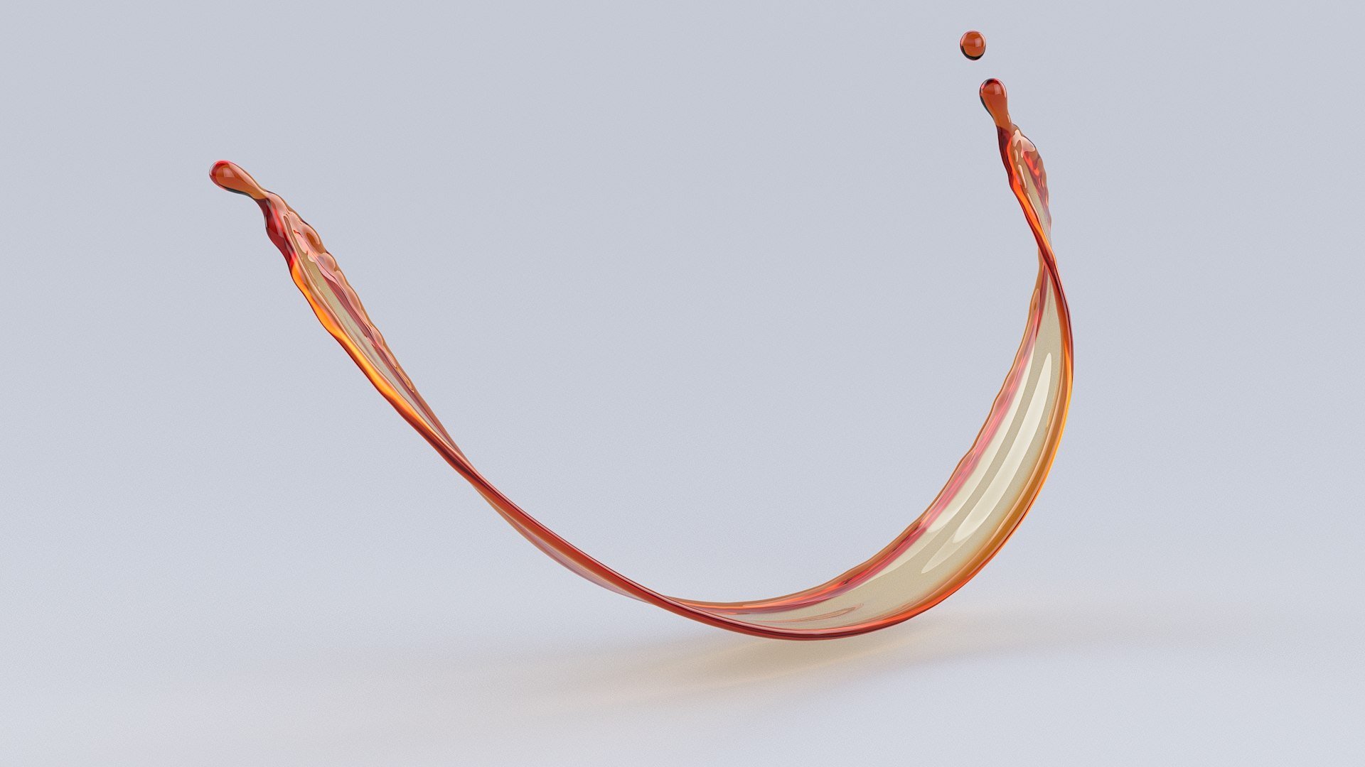 3D Elegant Curved Splash 07 Model - TurboSquid 2033105