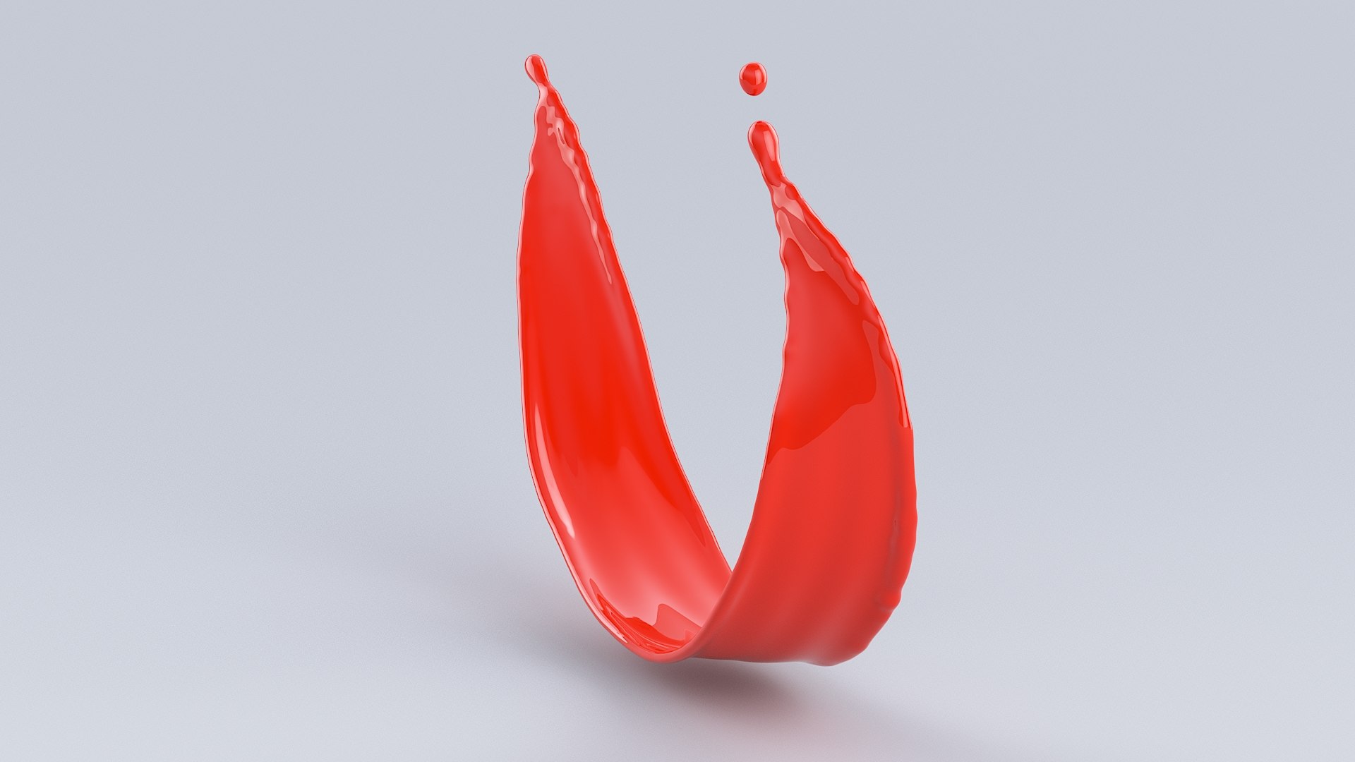 3D Elegant Curved Splash 07 Model - TurboSquid 2033105