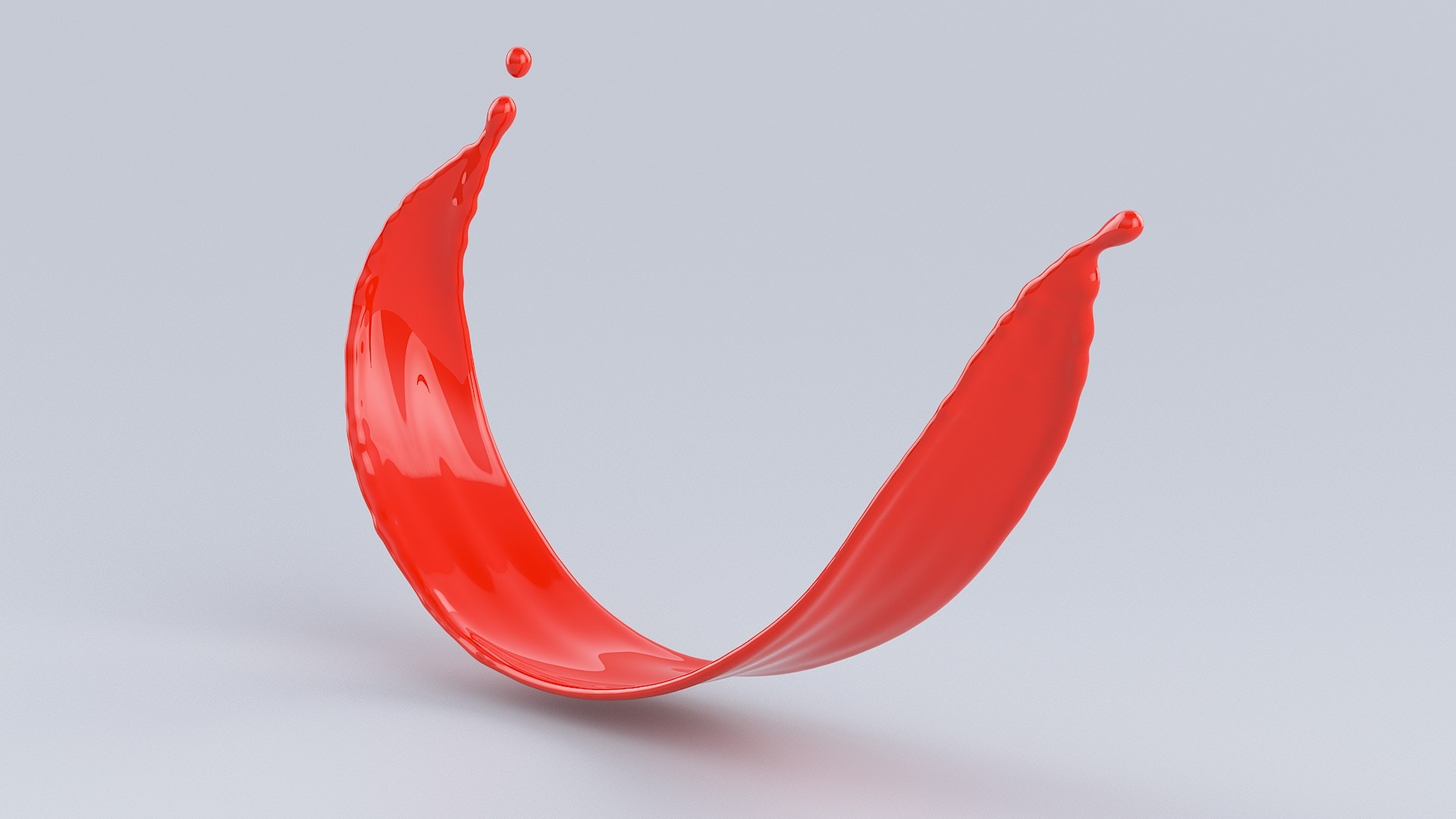 3D Elegant Curved Splash 07 Model - TurboSquid 2033105