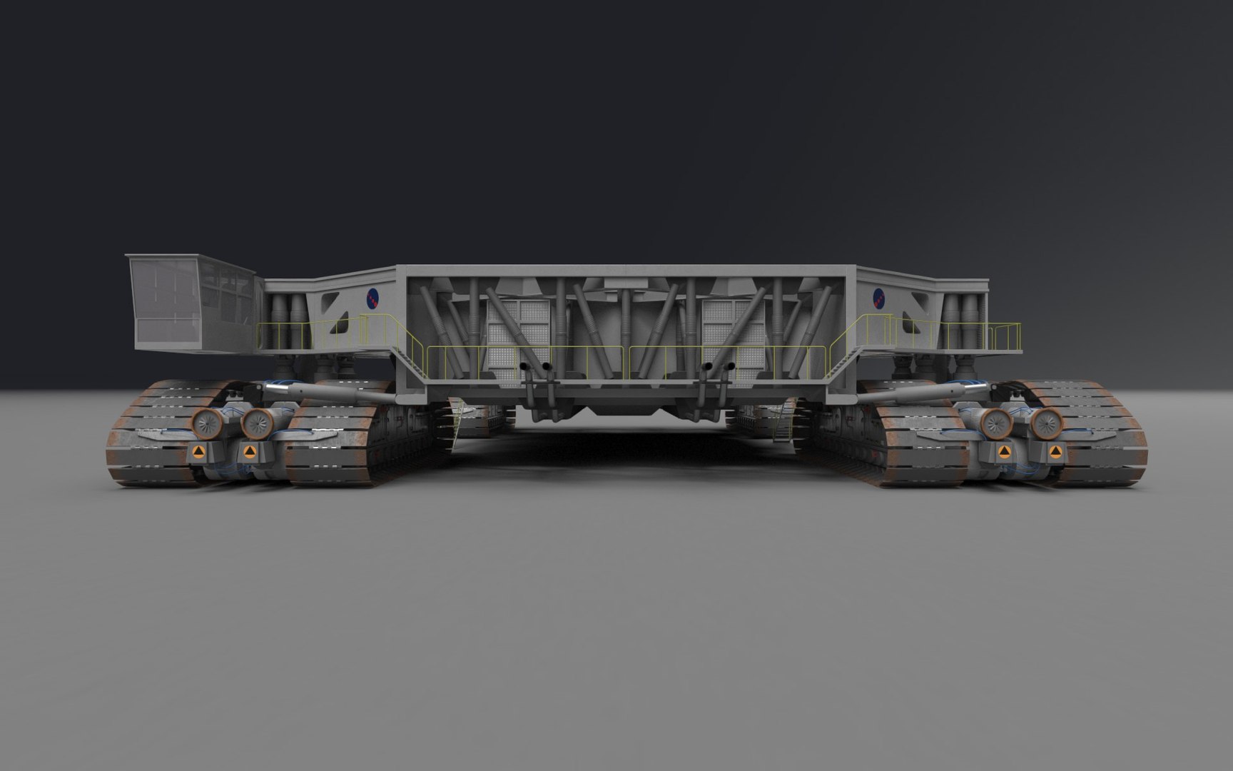 3d model of nasa crawler