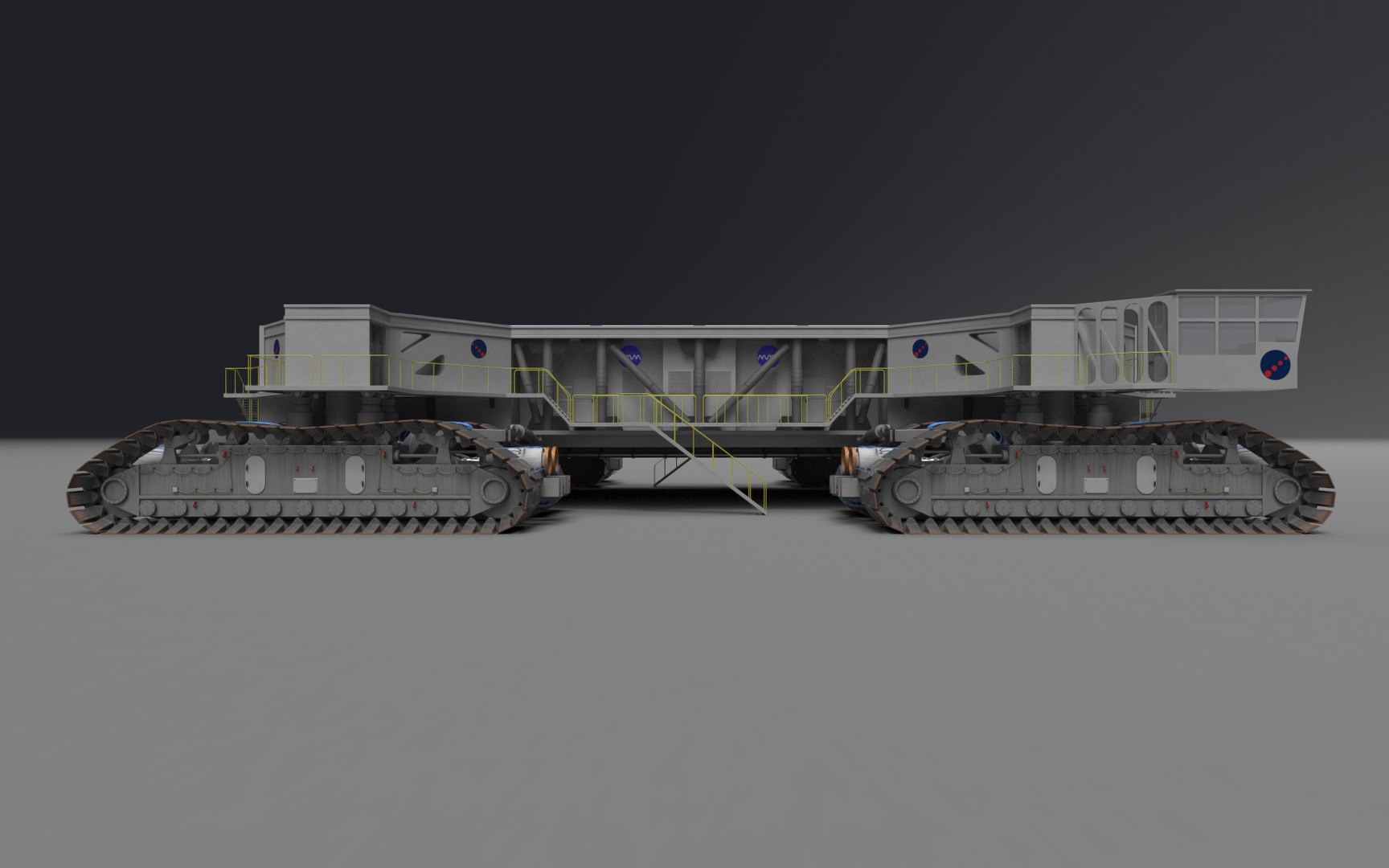 3d model of nasa crawler