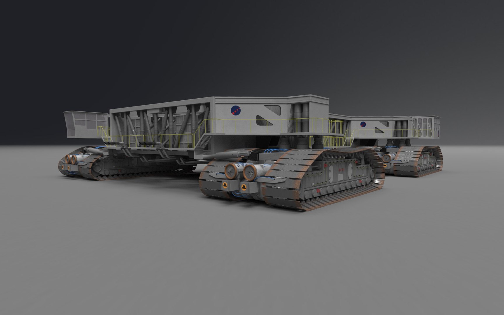 3d model of nasa crawler