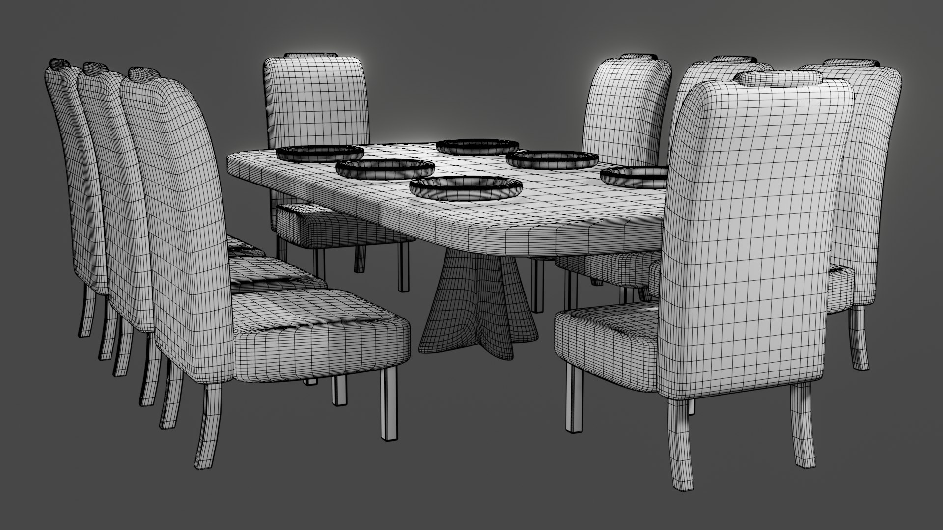 3D model Dining table - TurboSquid 2115283