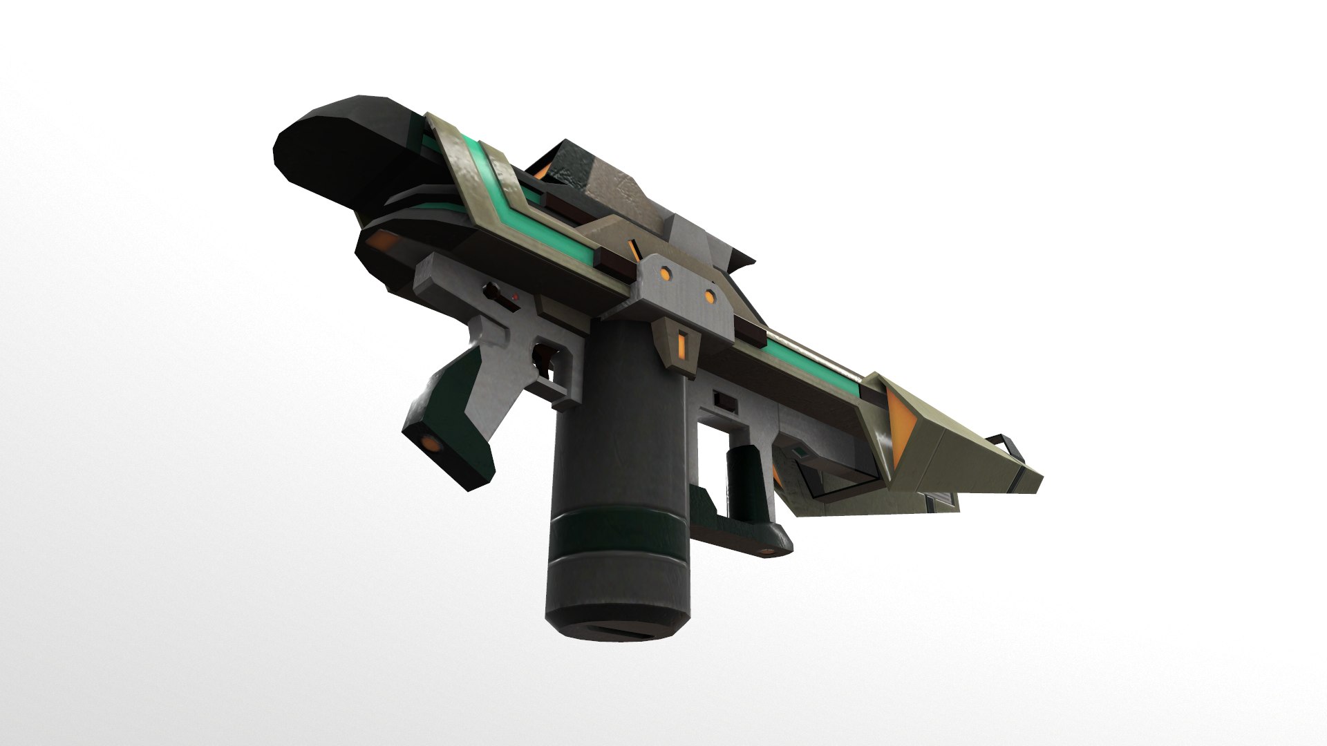 3D Model Disc Machine Gun Level 3 - TurboSquid 2190970