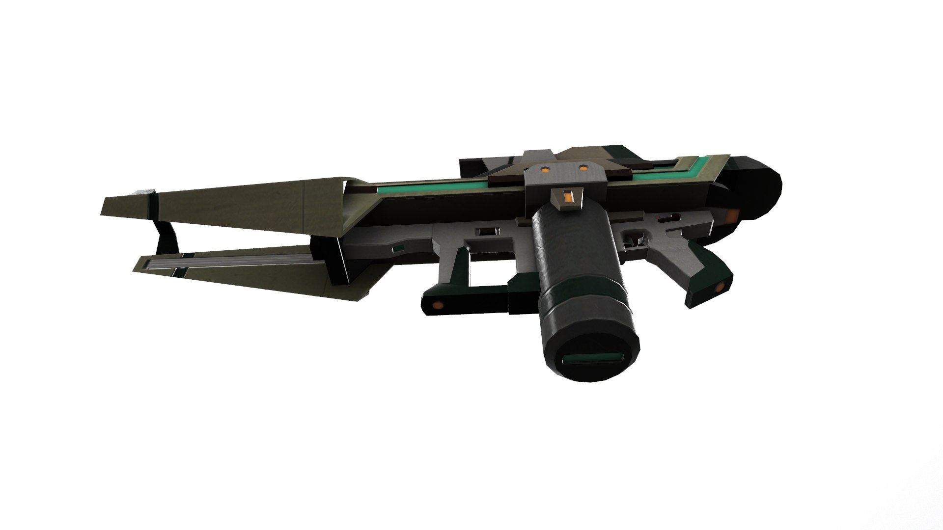 3D Model Disc Machine Gun Level 3 - TurboSquid 2190970