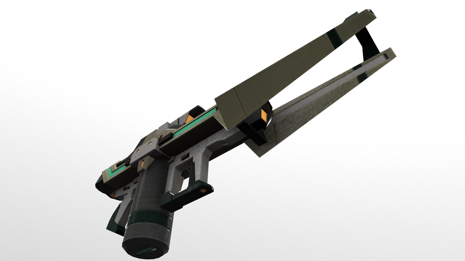 3D Model Disc Machine Gun Level 3 - TurboSquid 2190970
