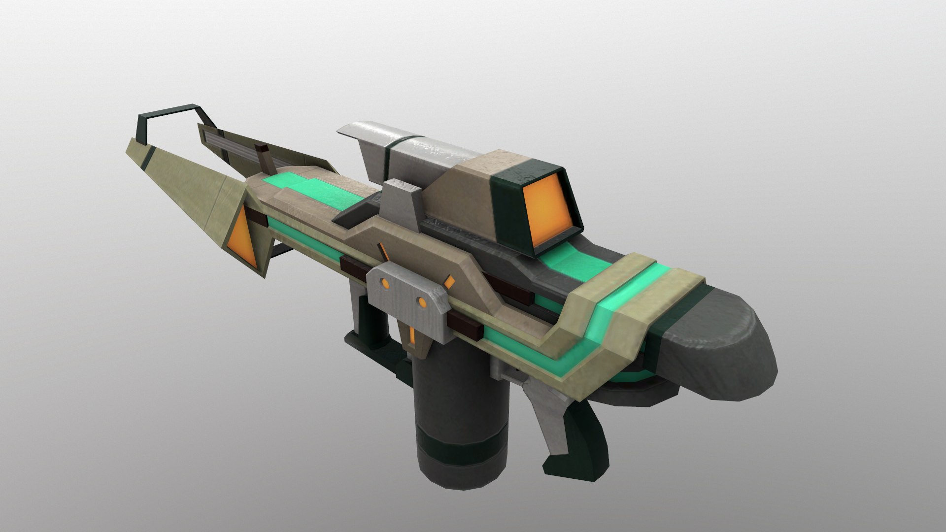 3D Model Disc Machine Gun Level 3 - TurboSquid 2190970