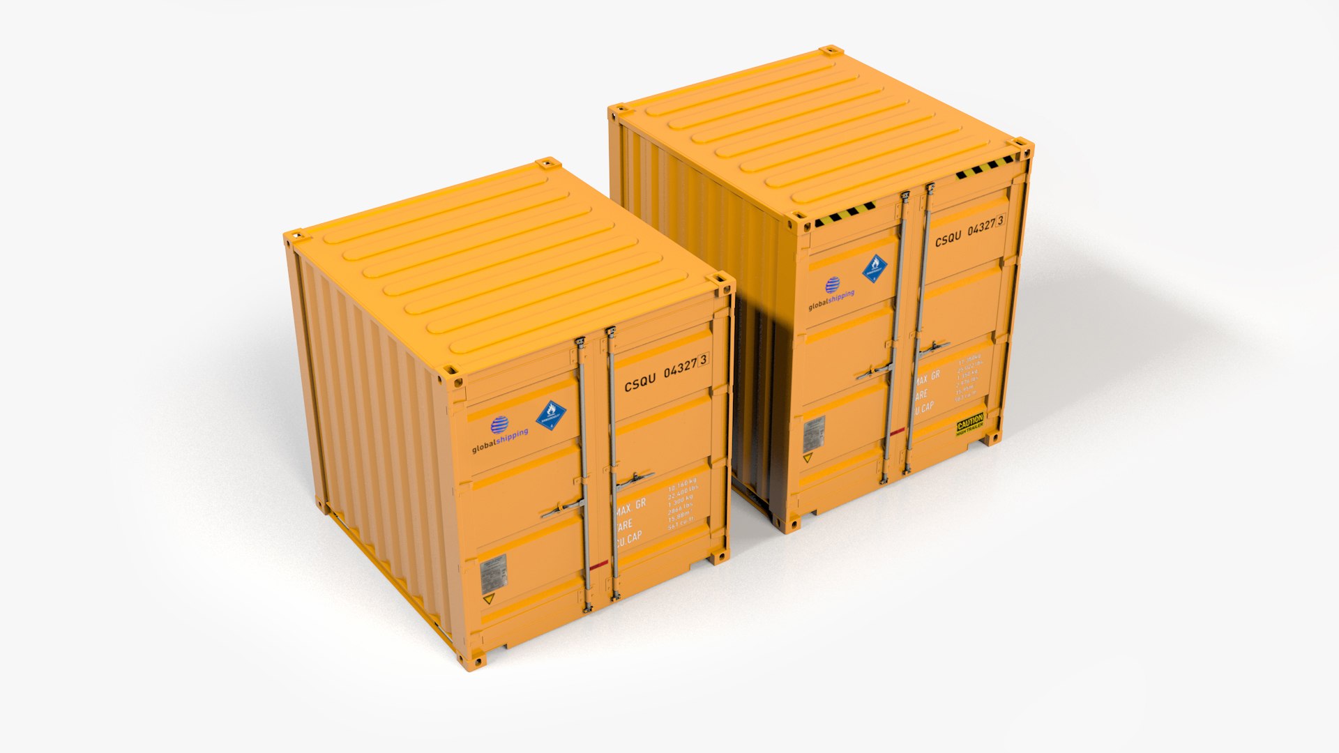 3D ISO Container Collection 10ft 20ft 40ft - TurboSquid 1964609