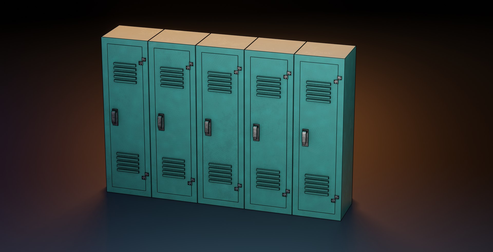 3D model locker openable - TurboSquid 1641956
