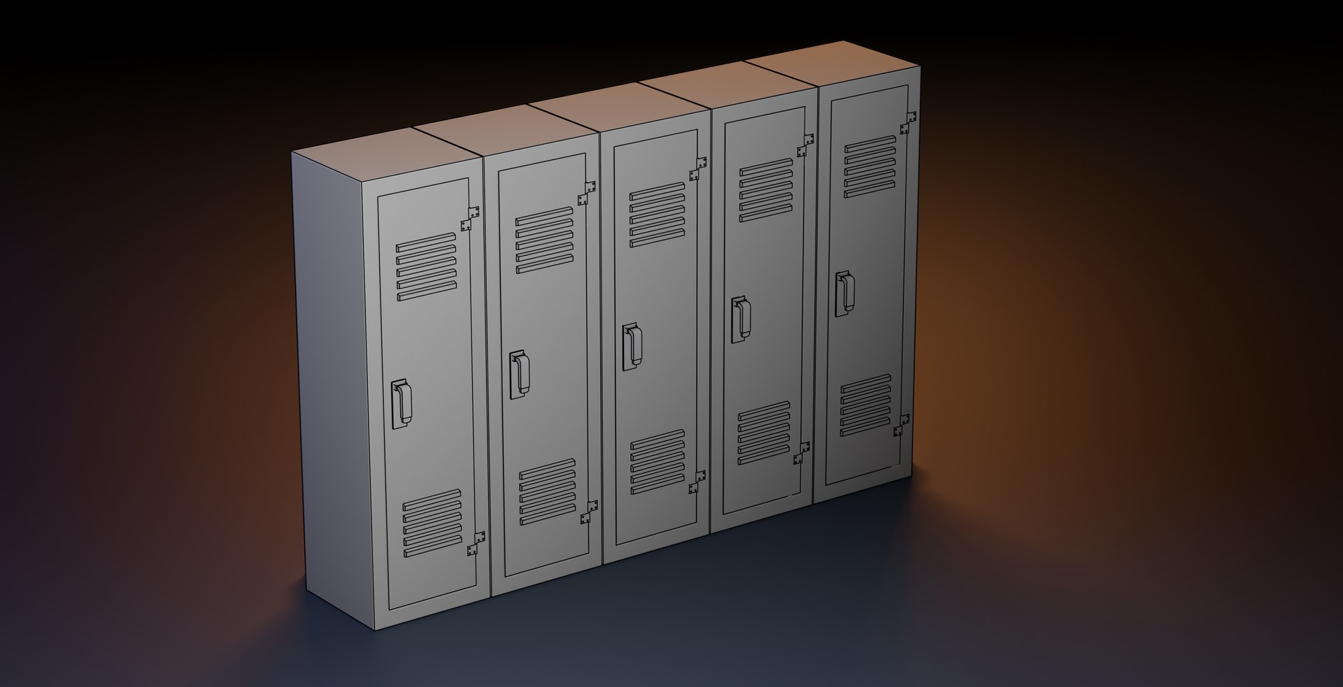 3D model locker openable - TurboSquid 1641956