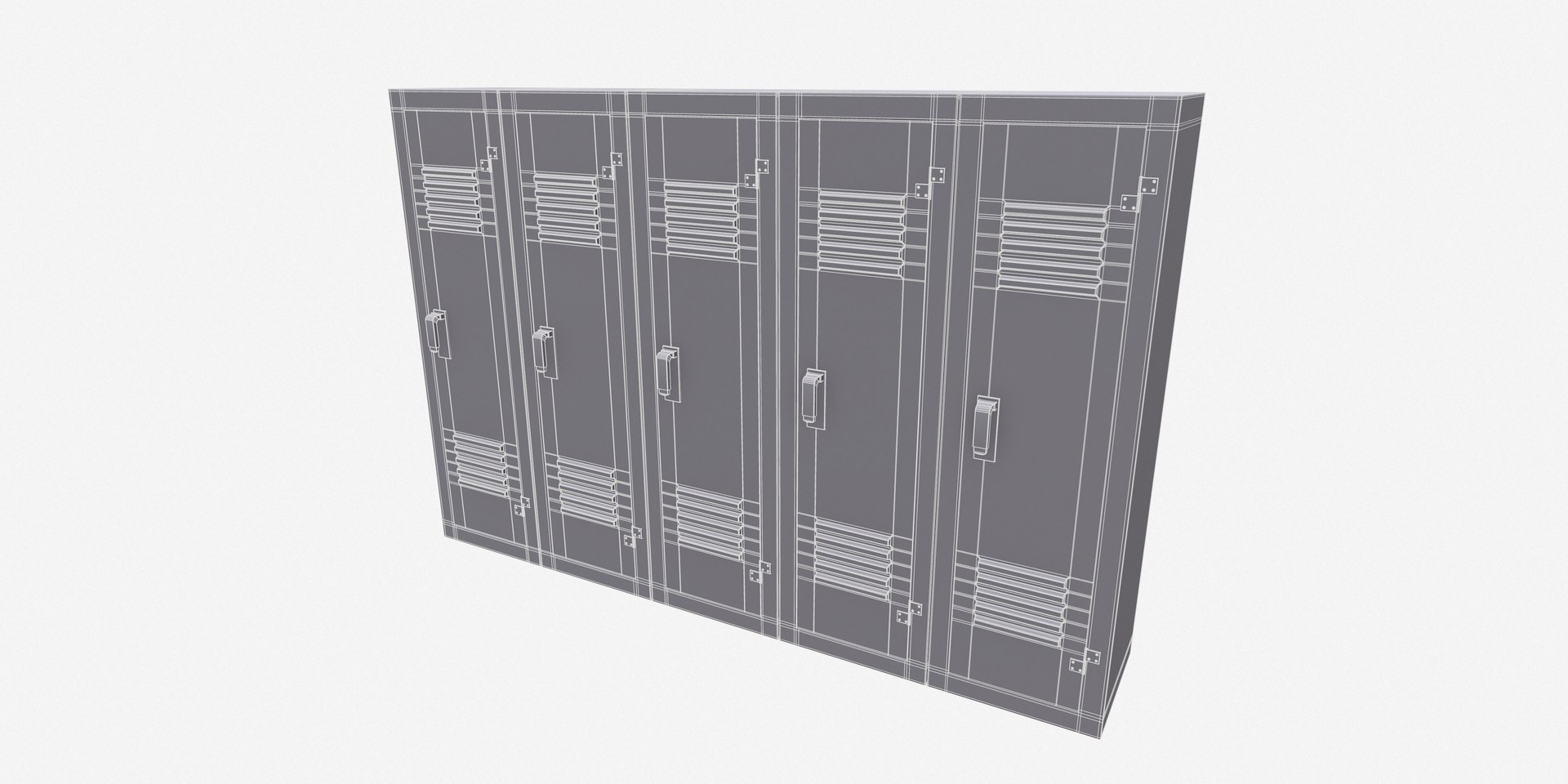 3D model locker openable - TurboSquid 1641956