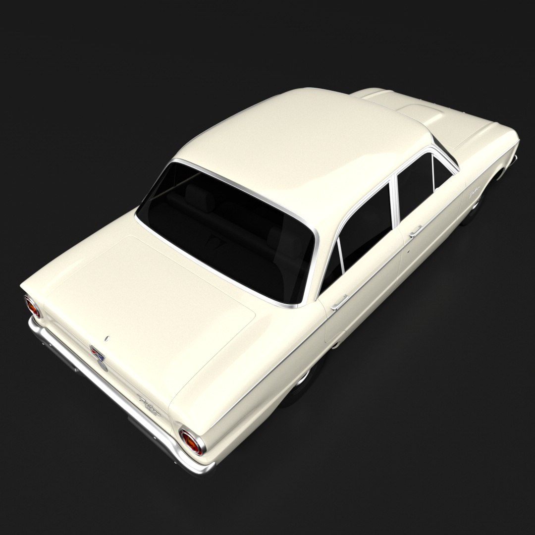 Ford Falcon Deluxe 3D Model - TurboSquid 2333953