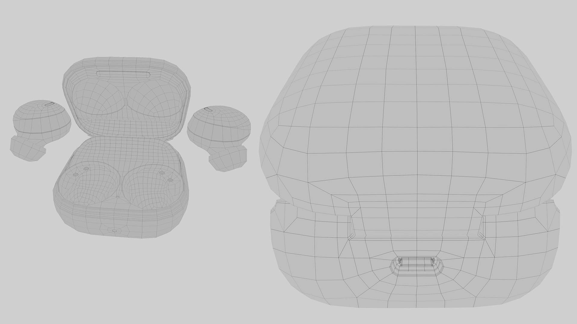 Galaxy Buds 2 Pro White 3D Model - TurboSquid 2418443