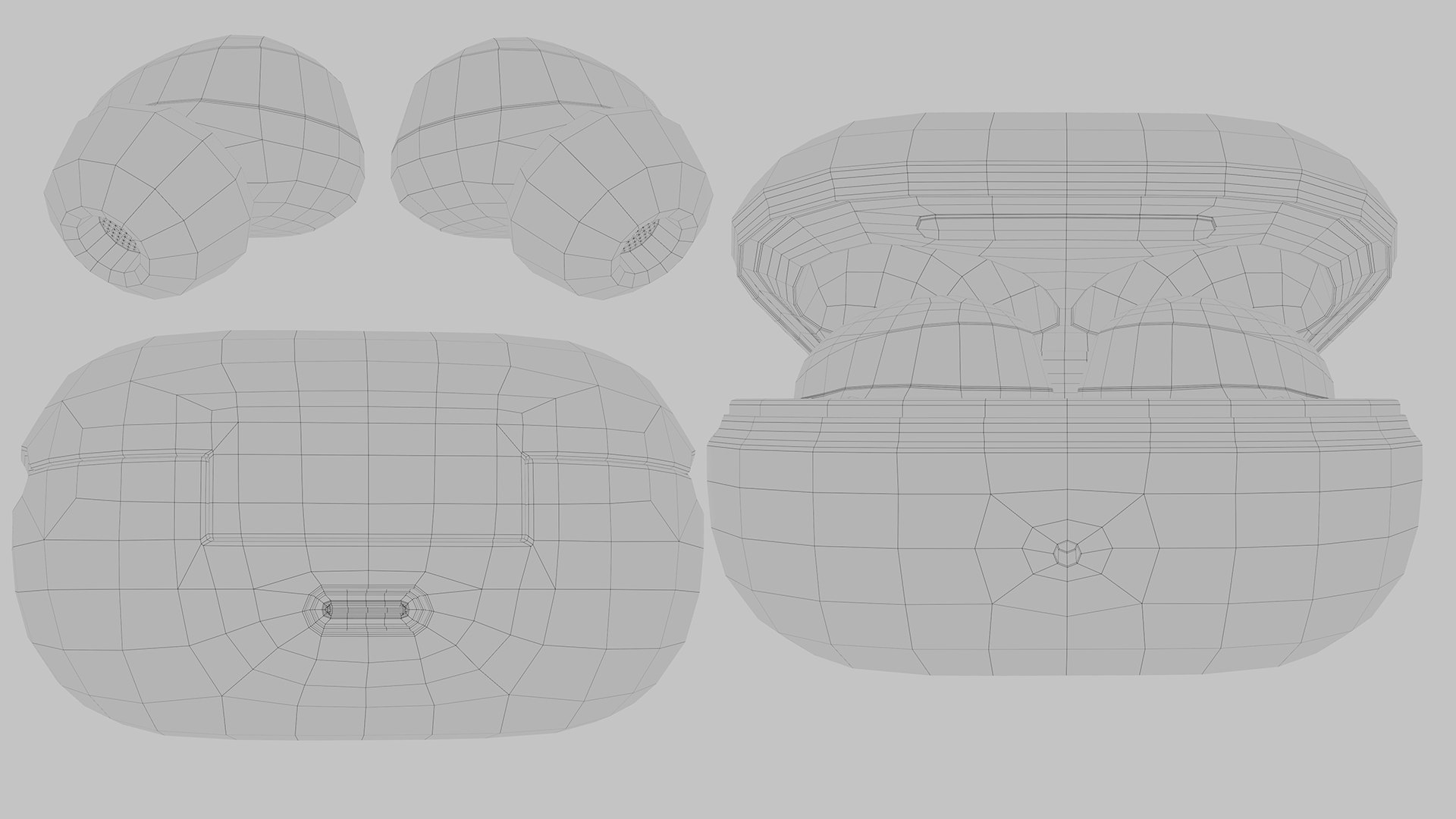 Galaxy Buds 2 Pro White 3D Model - TurboSquid 2418443