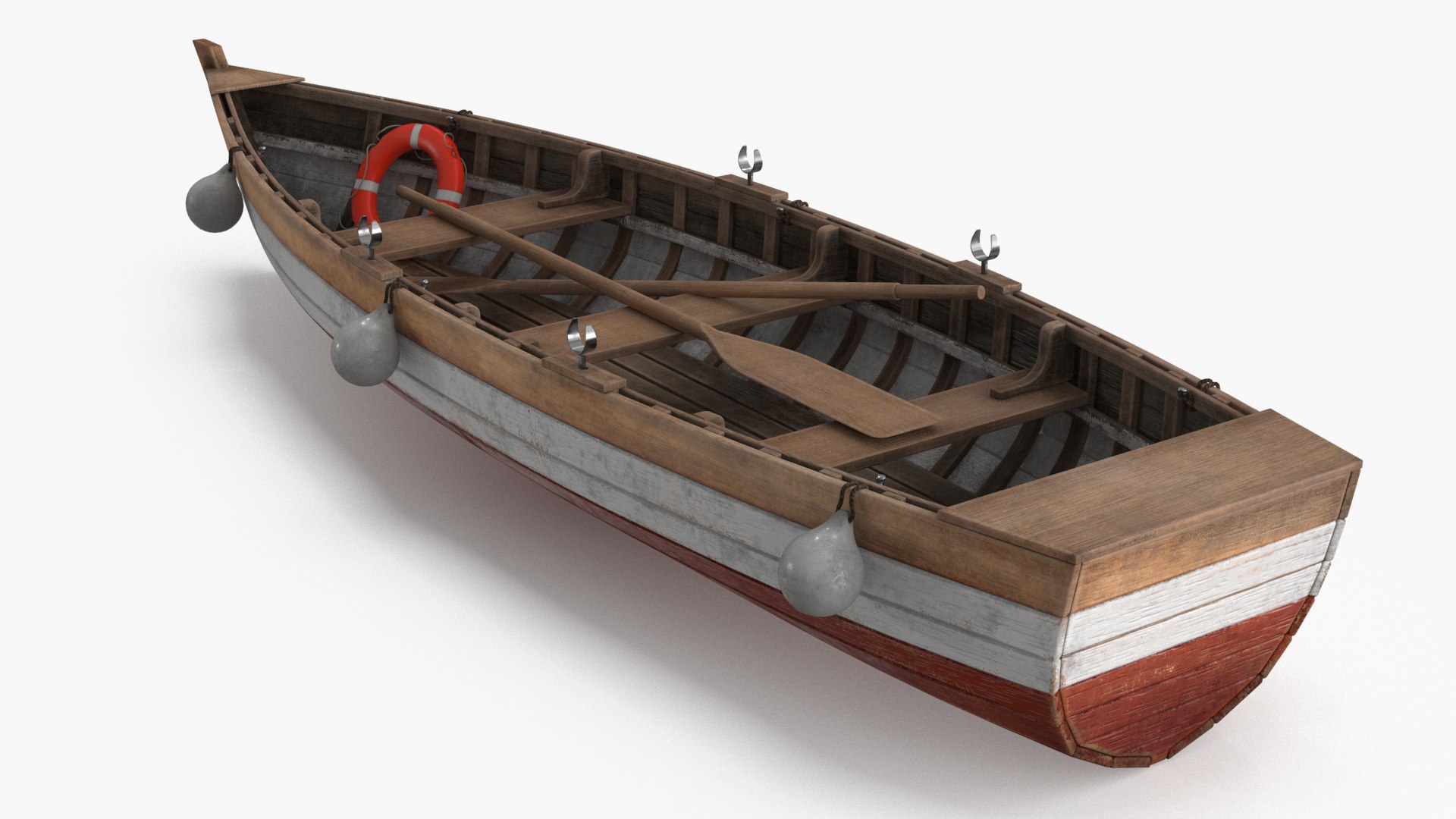 Wooden Boat 3D - TurboSquid 1960845