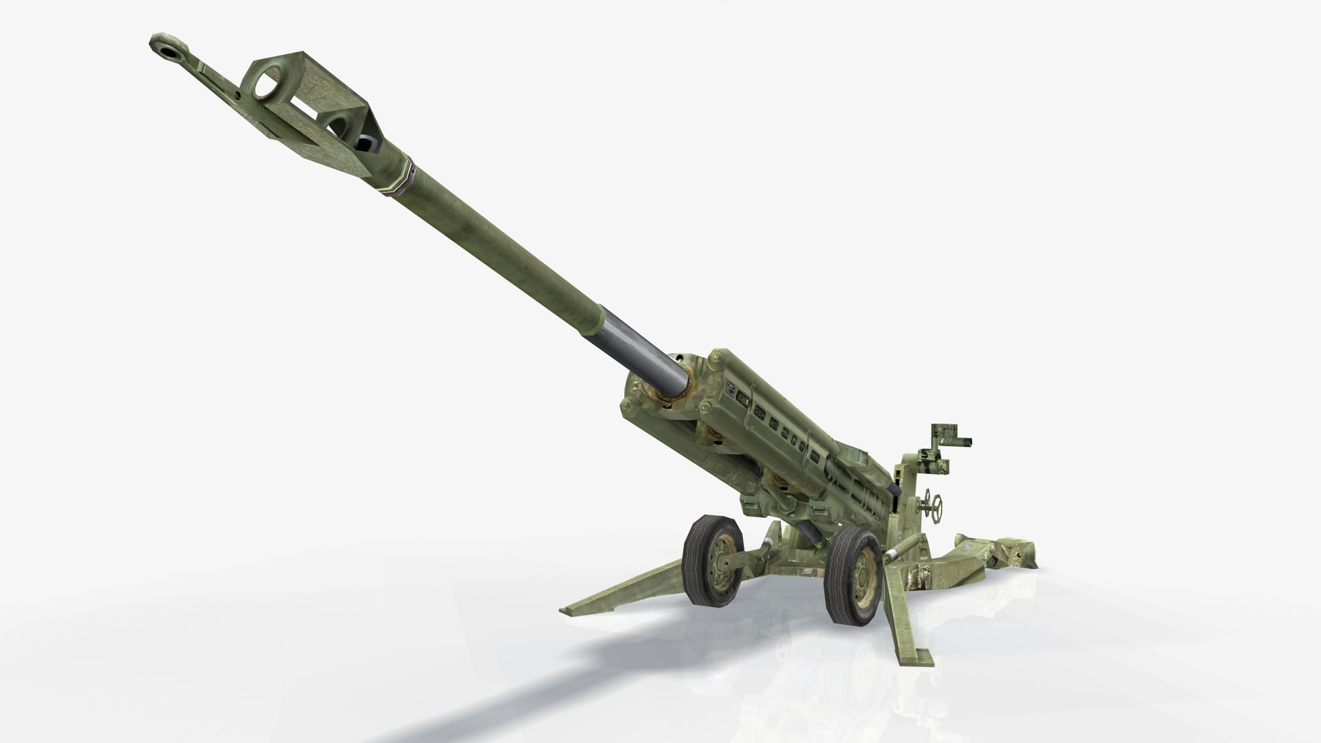 3d Model M777 Howitzer