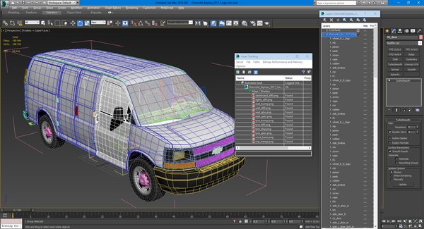3D Chevrolet Express 2017 Cargo Van - TurboSquid 1846133