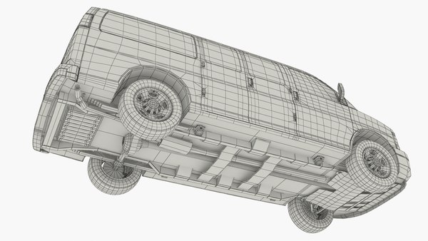 3D Chevrolet Express 2017 Cargo Van - TurboSquid 1846133