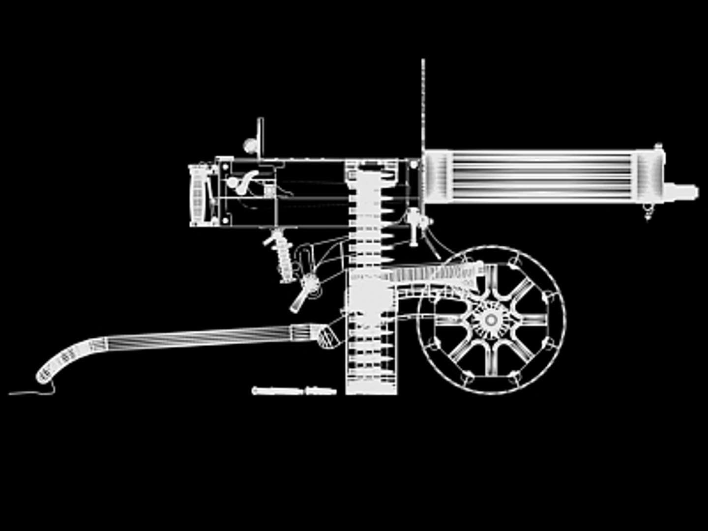 maxim m1910 machine gun lwo