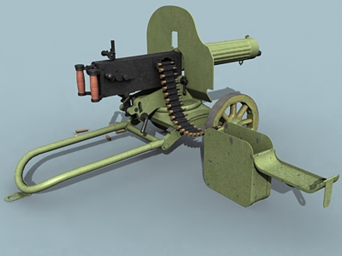 maxim m1910 machine gun lwo
