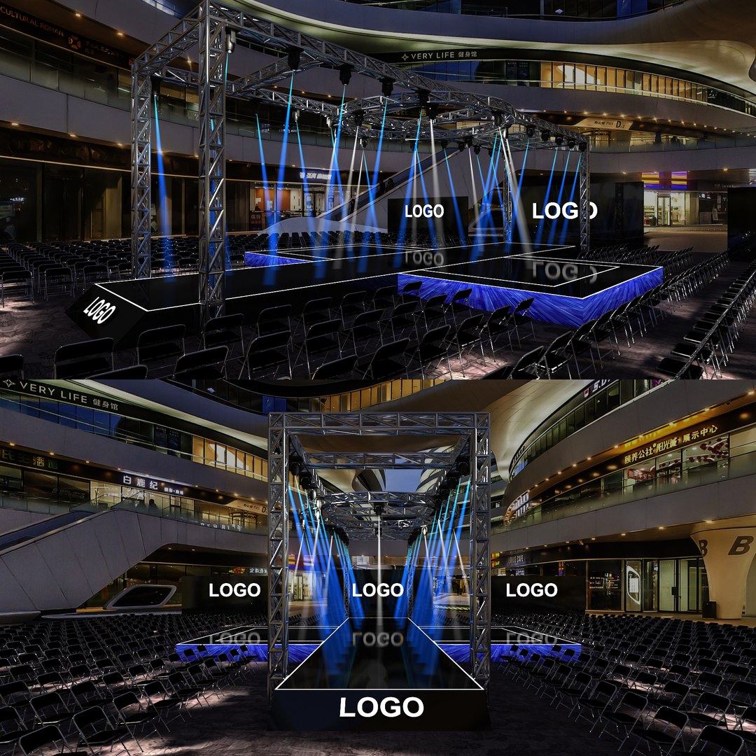 Truss Choreography Event Model - TurboSquid 1678000