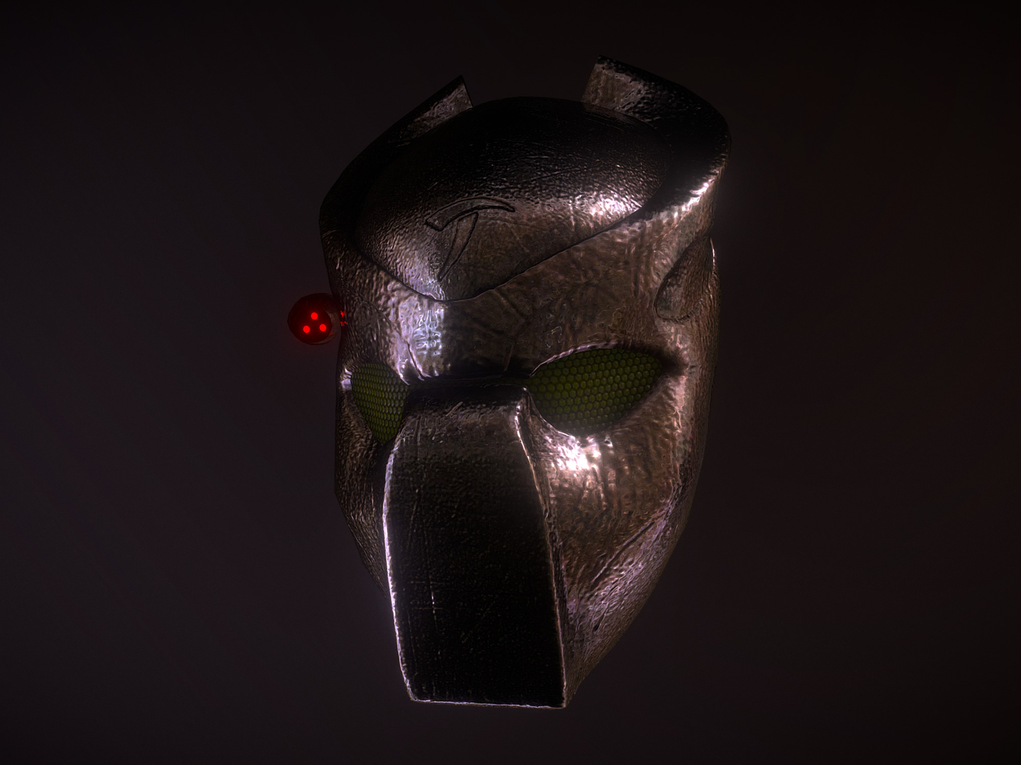 3D bio-mask predators mask model - TurboSquid 1364377