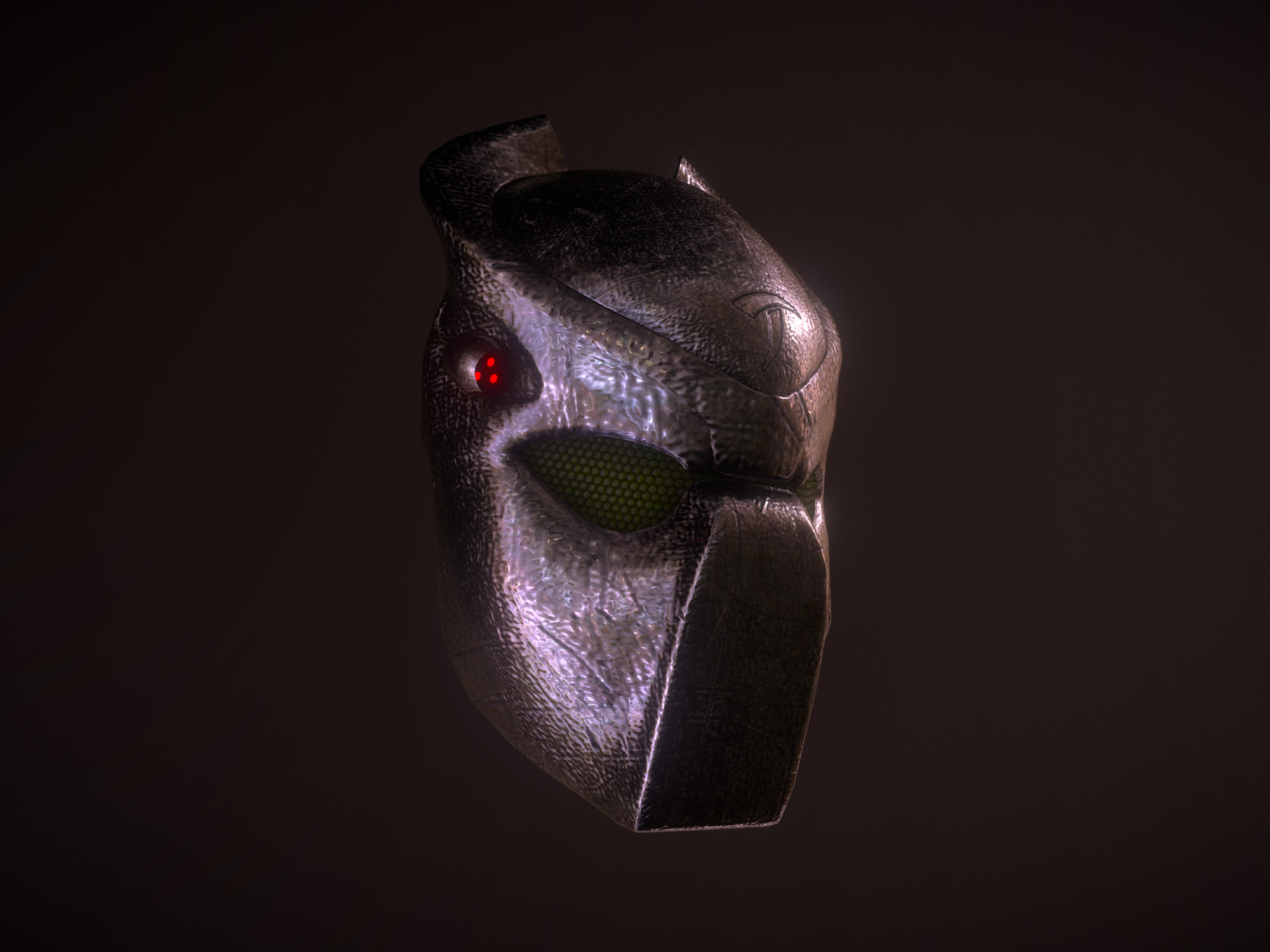 3D bio-mask predators mask model - TurboSquid 1364377
