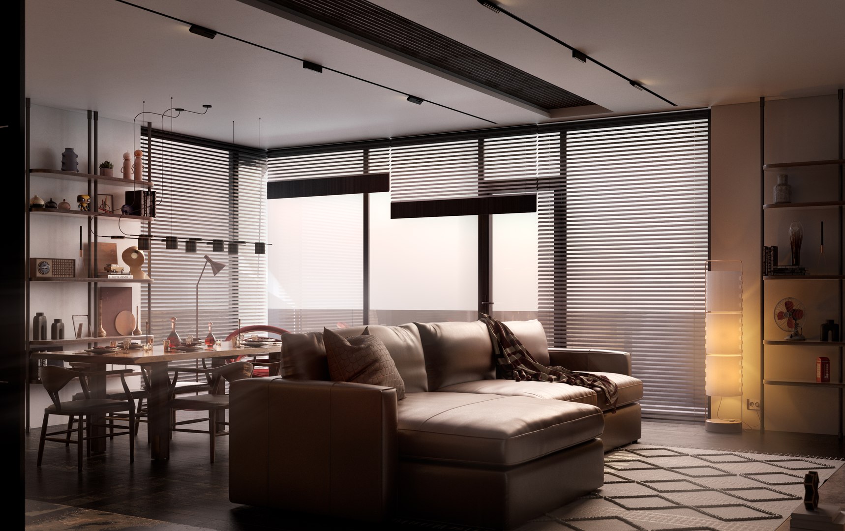 Contemporary Interior Full Scene Corona Renderer Model - TurboSquid 1957178