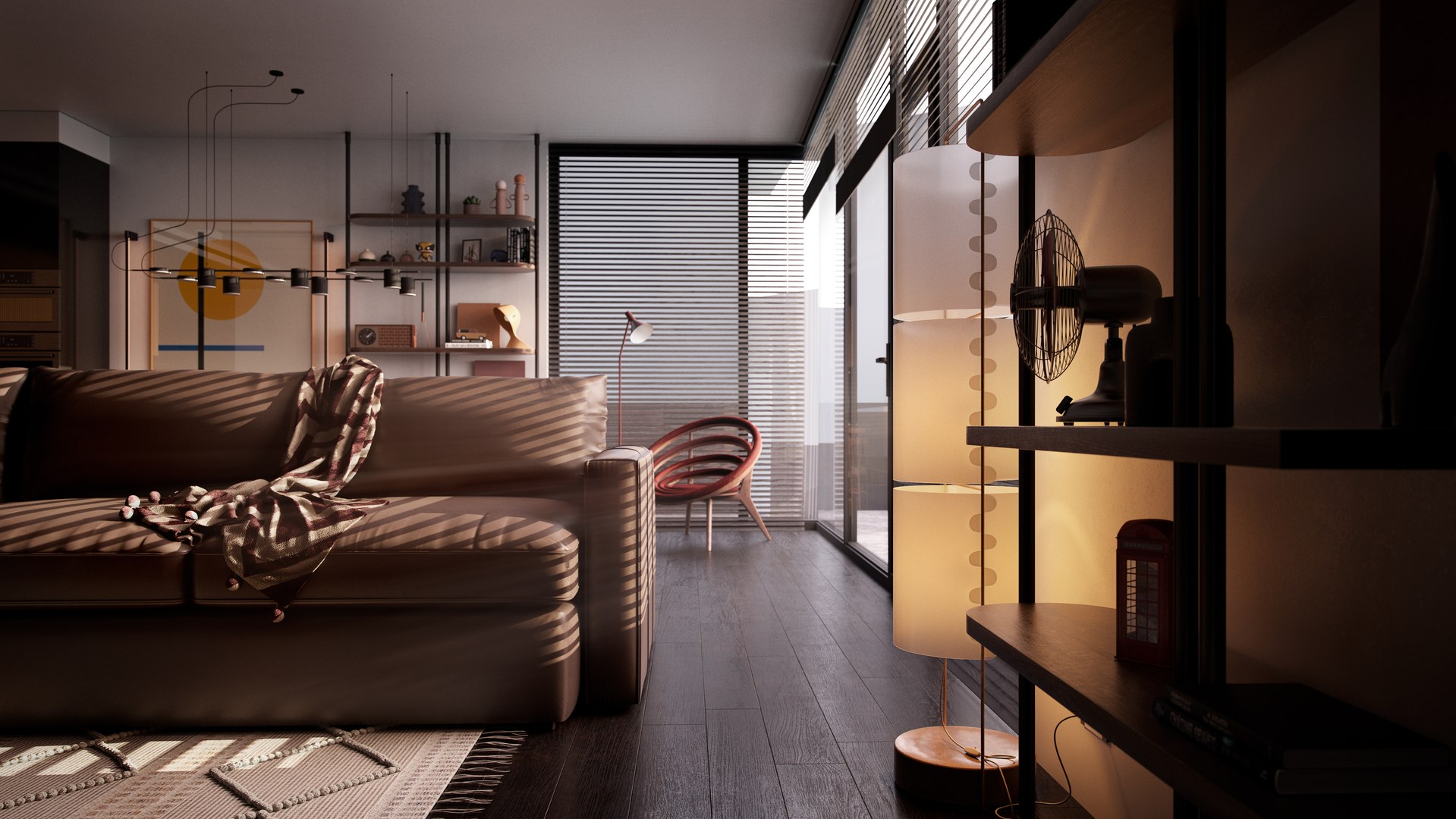 Contemporary Interior Full Scene Corona Renderer Model - TurboSquid 1957178