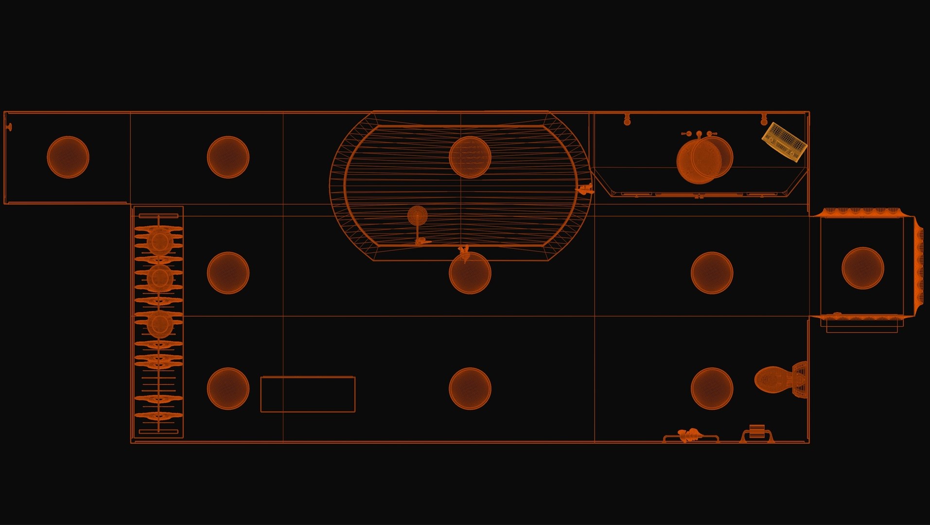 Elvis Presley Graceland Bathroom Interior 3D Model 3D Model ...