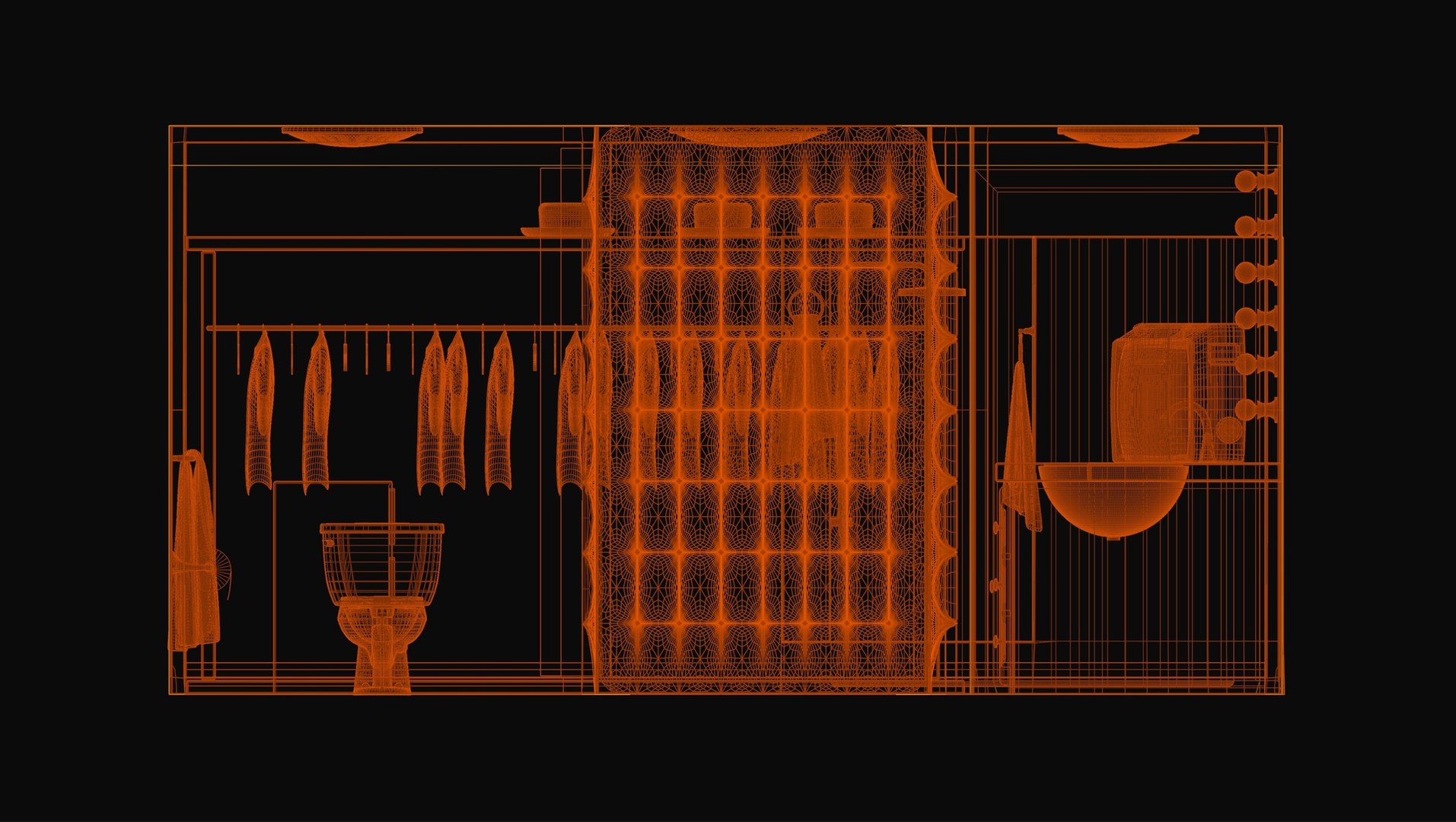 Elvis Presley Graceland Bathroom Interior 3D Model 3D Model ...