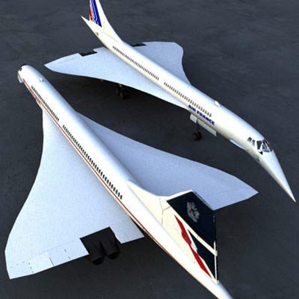 3D Concorde Models | TurboSquid