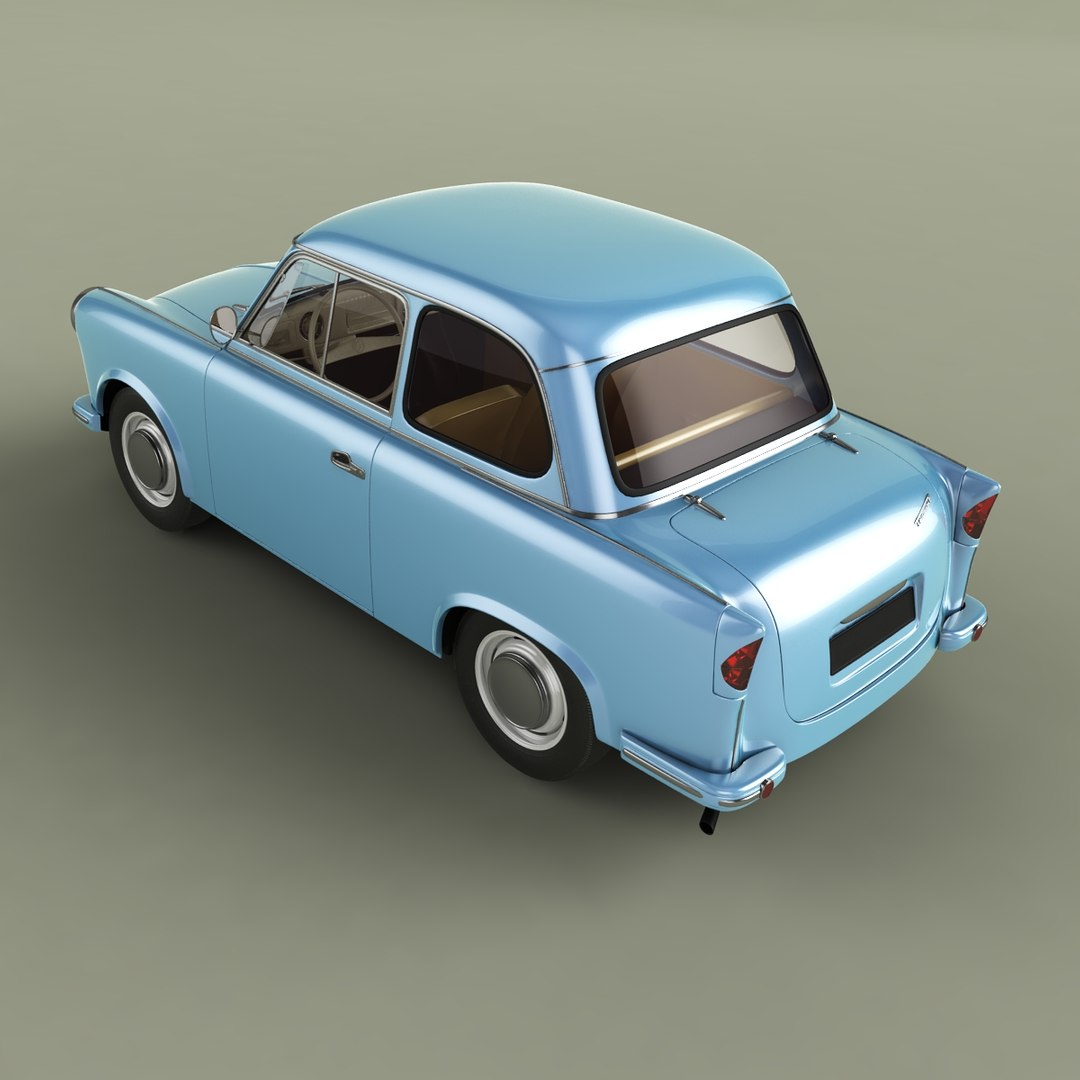 3D 1958 Trabant P50 Model - TurboSquid 1523441