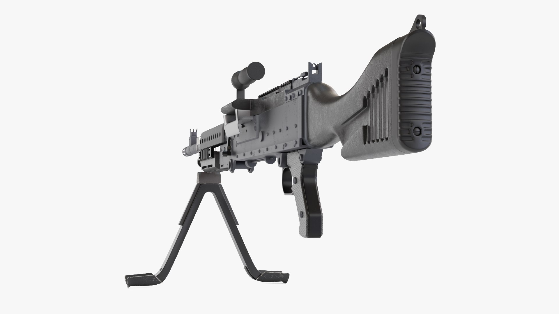 M240B Machine Gun 3D Model - TurboSquid 1927357