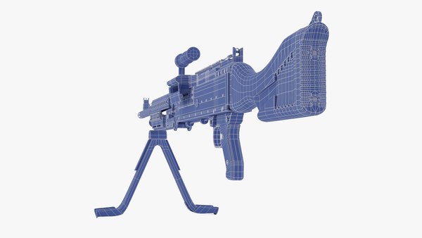 M240B Machine Gun 3D model - TurboSquid 1927357