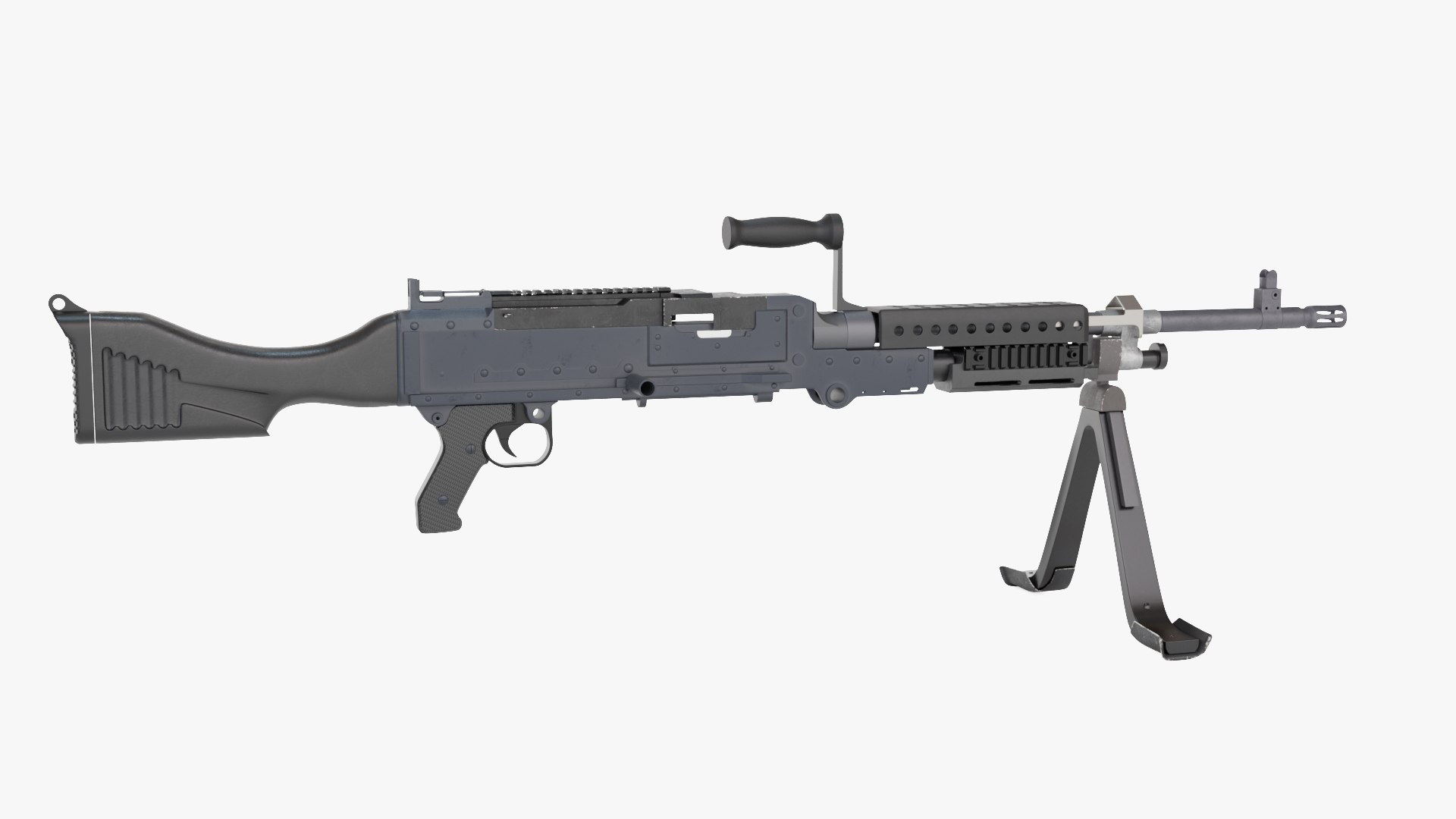 M240B Machine Gun 3D Model - TurboSquid 1927357