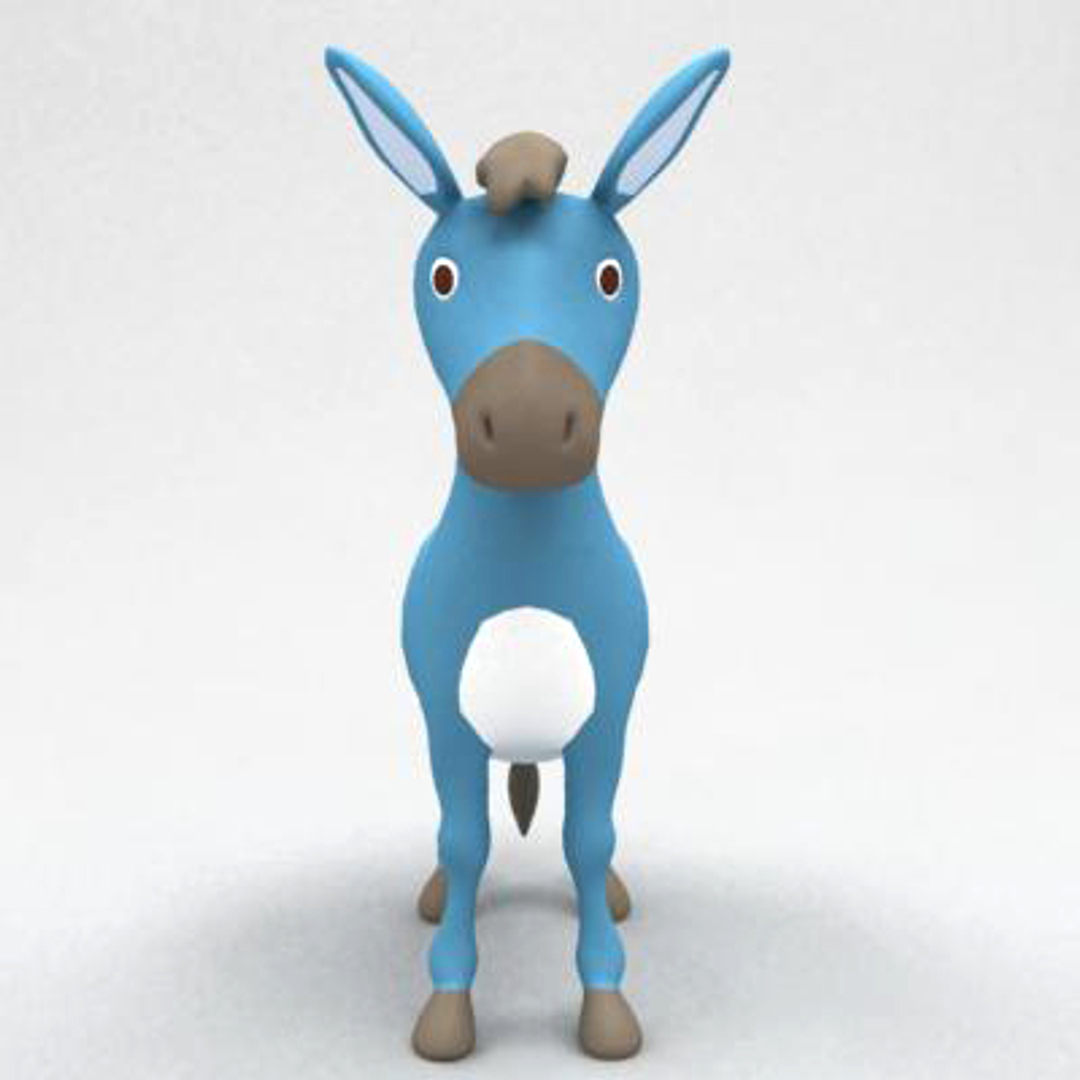 3d model donkey