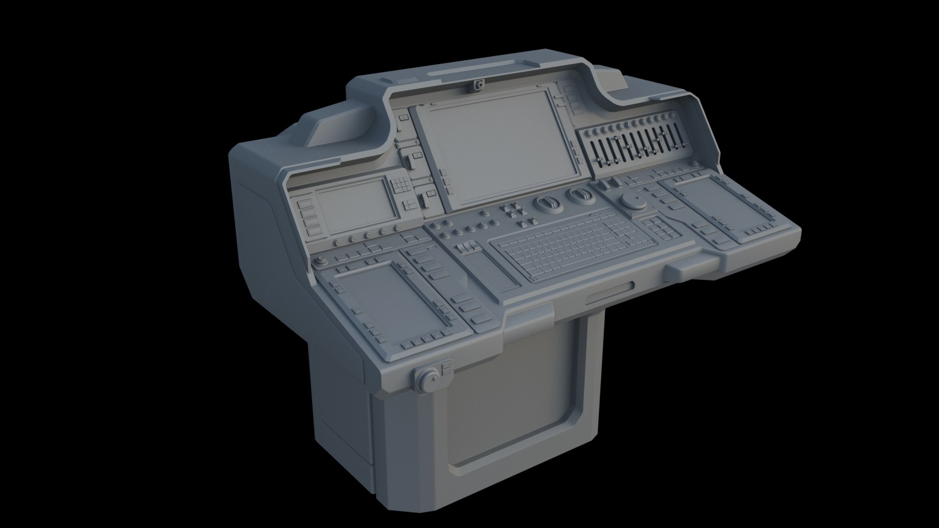 3D Sci-Fi Control Panels - TurboSquid 2014123