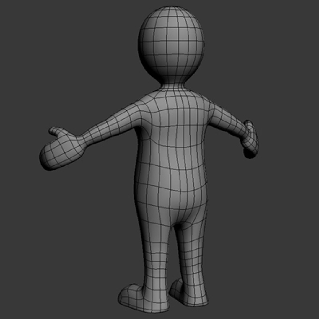 Generic Character 3d Max