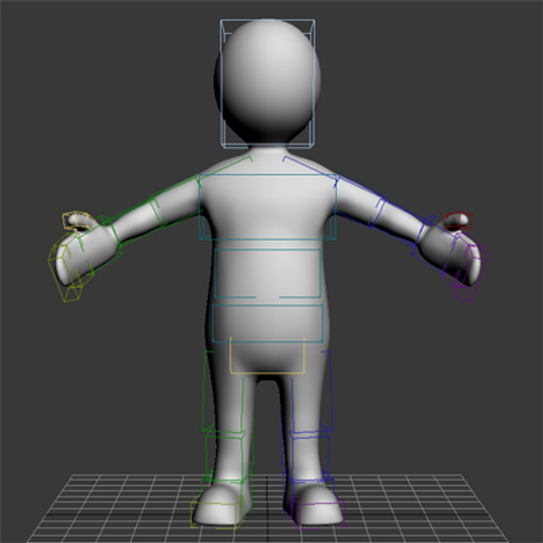 Generic Character 3d Max