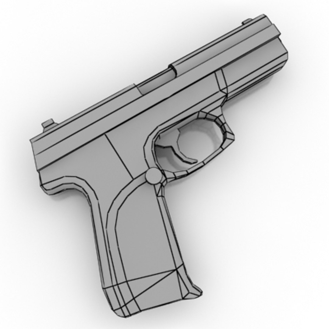 Gun 3d Max