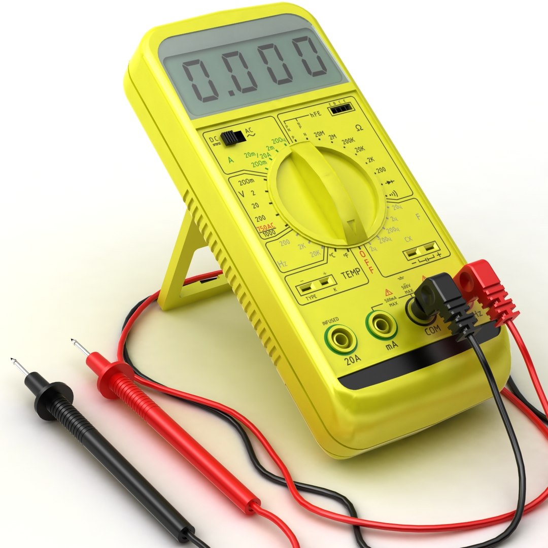 Multimeter Modelled 3d 3ds
