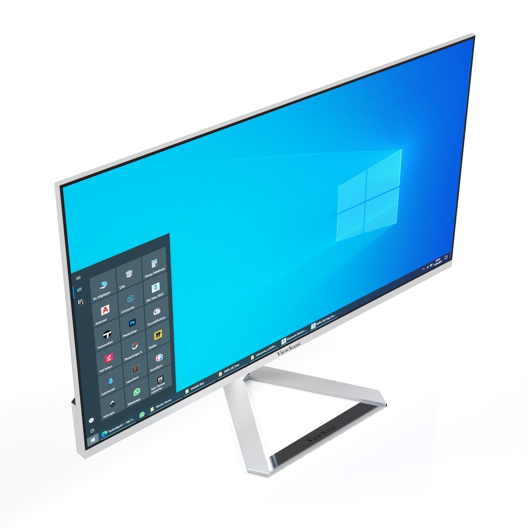 3D Monitor Screen 2k Tv - TurboSquid 1463088