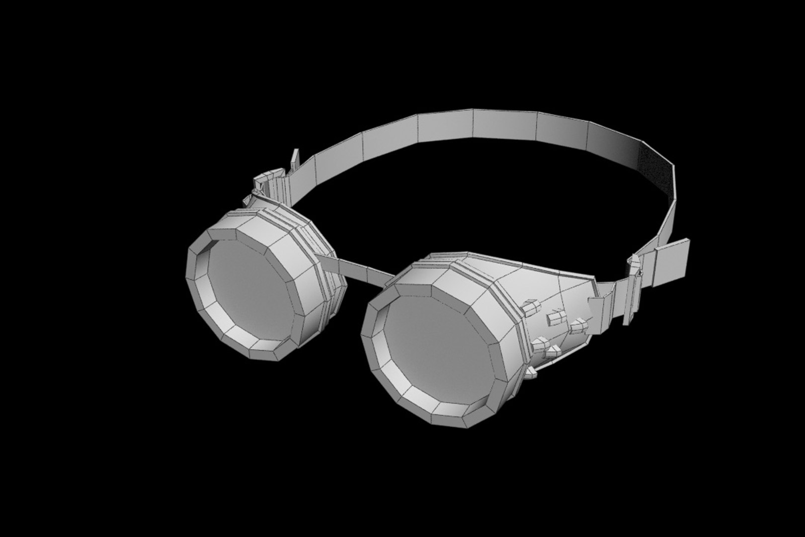 3D Steampunk Punk Glass - TurboSquid 1396717