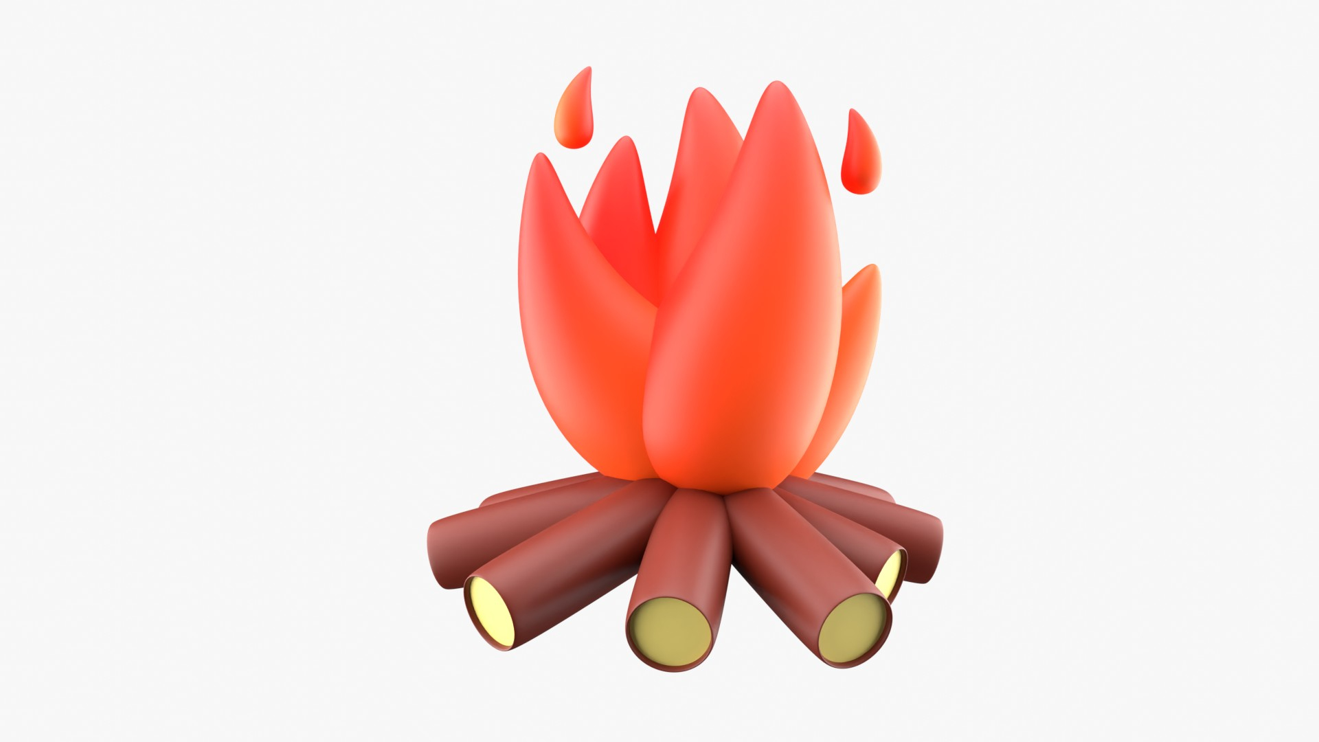 3D Bonfire - TurboSquid 2297848