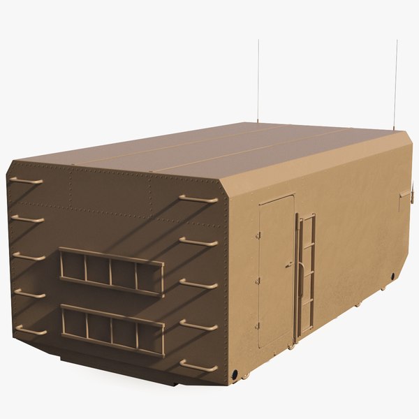 Desert radar cabin 3D - TurboSquid 1586210