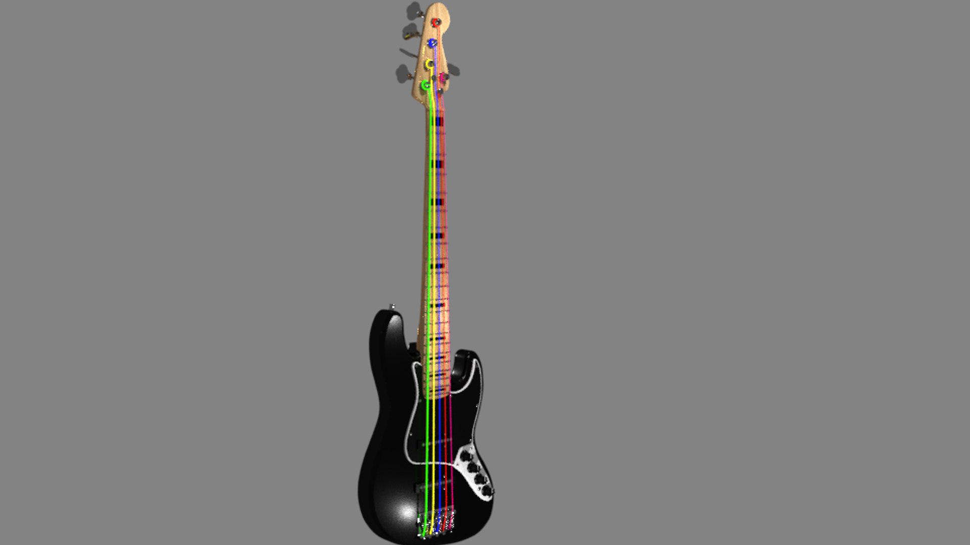 3D bas bass guitar model - TurboSquid 1189320
