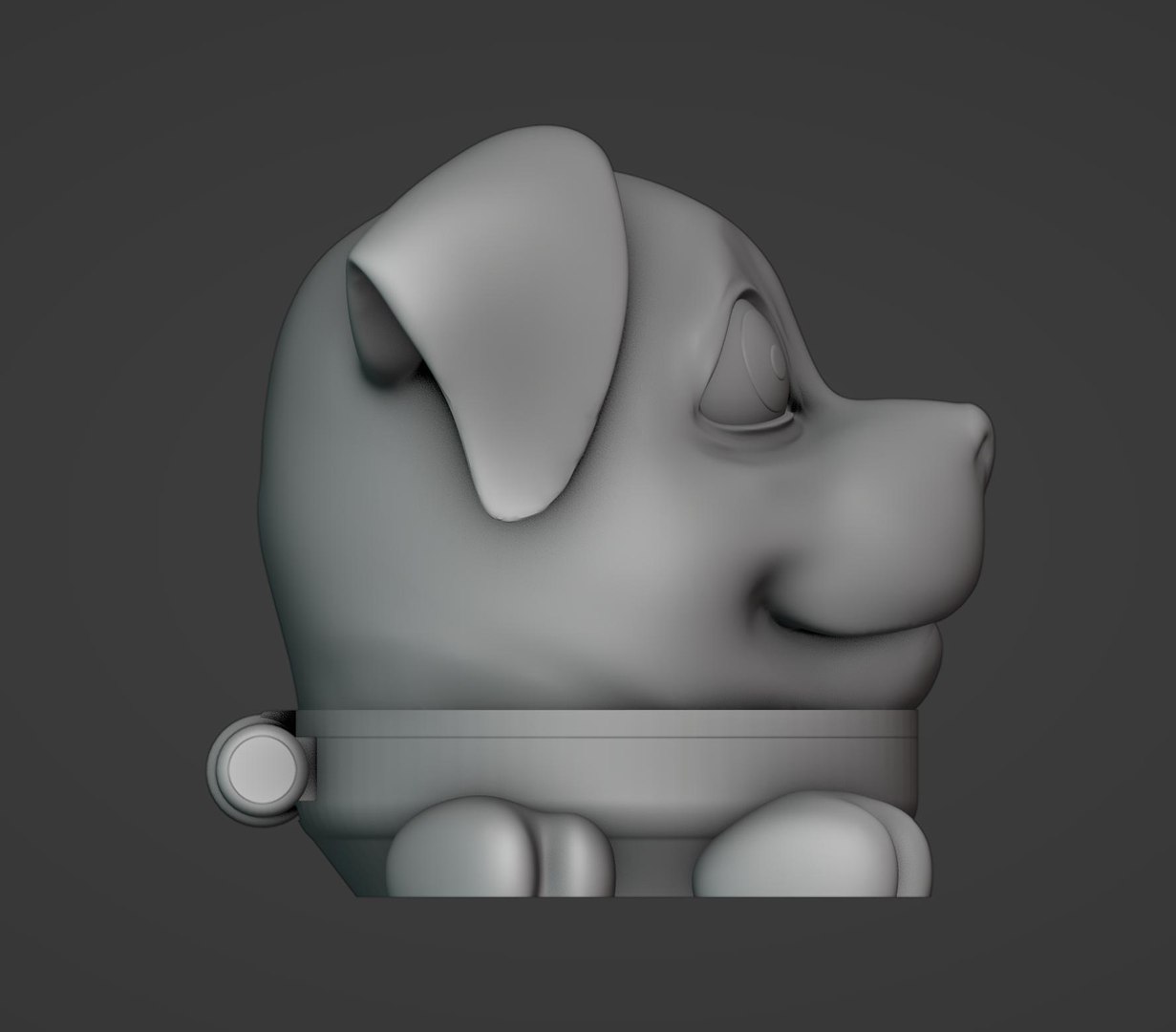 Cute Dog Secret Box Model - TurboSquid 2096074