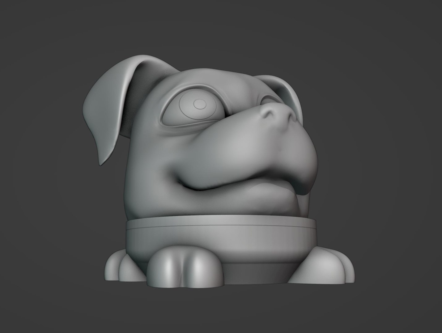 Cute Dog Secret Box Model - TurboSquid 2096074