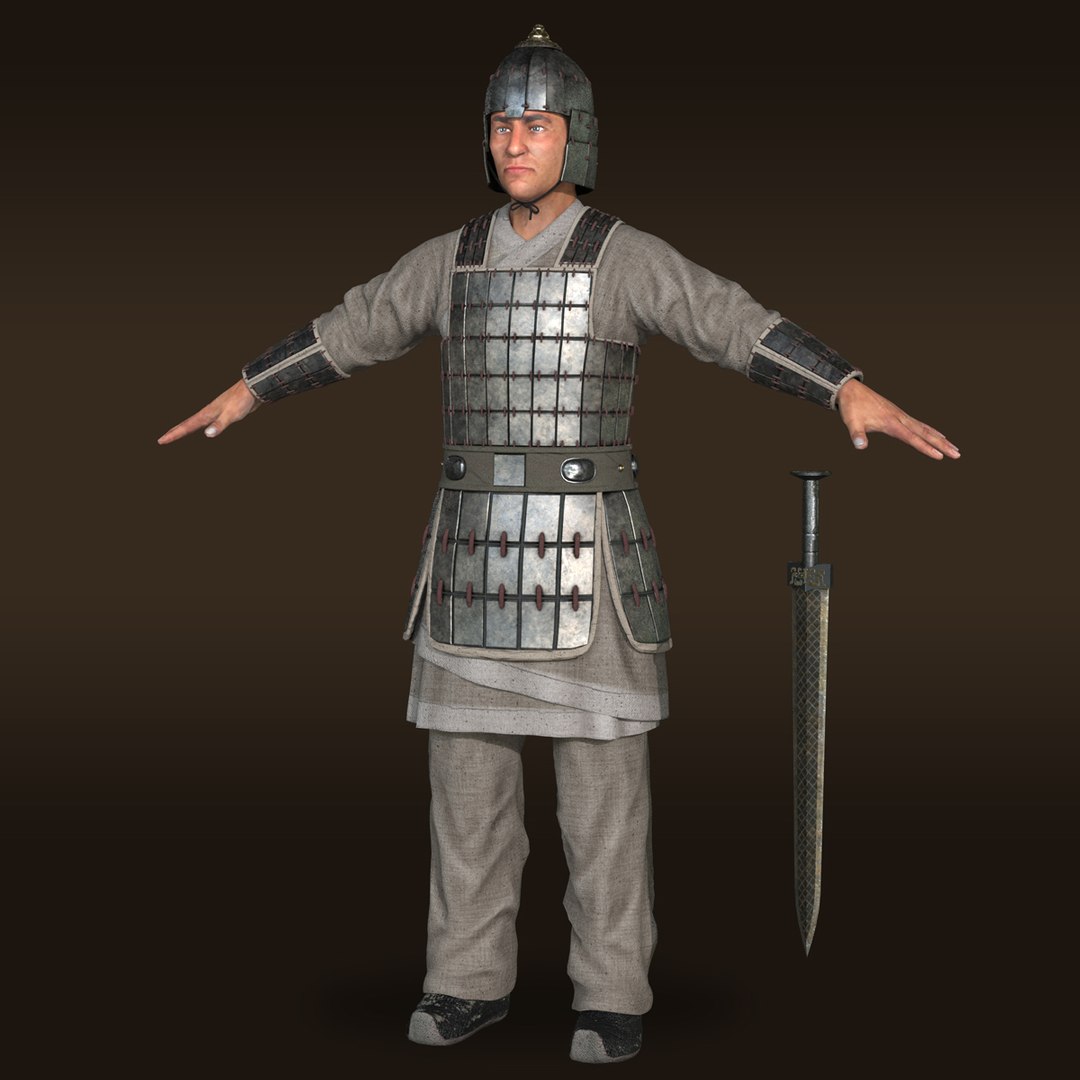 3D Soldiers Of Han Dynasty Of China - TurboSquid 1749243